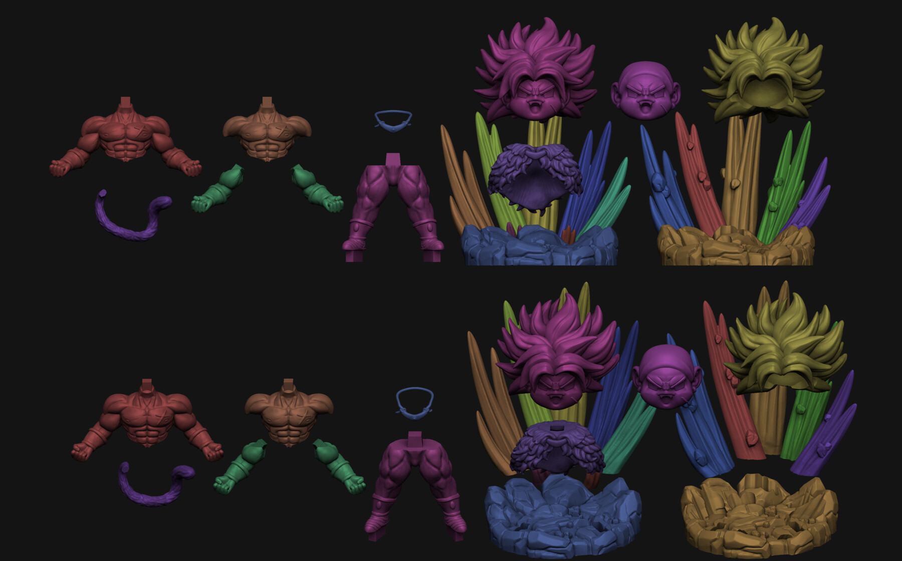ArtStation - BROLY chibi 3d model | Resources
