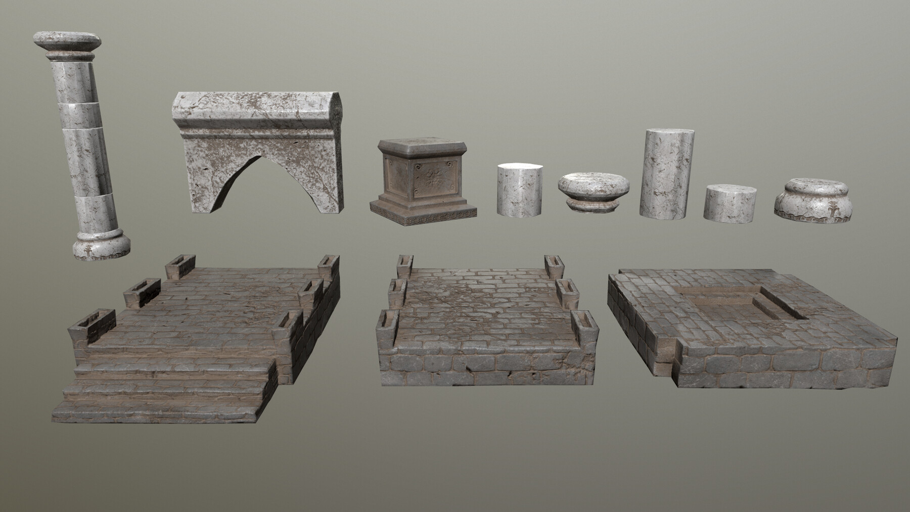 ArtStation - Altar Set | Game Assets