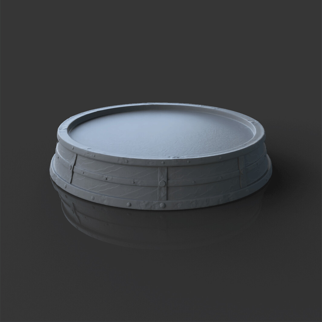 ArtStation - 16x 3D Printing Bases V.2 | Resources