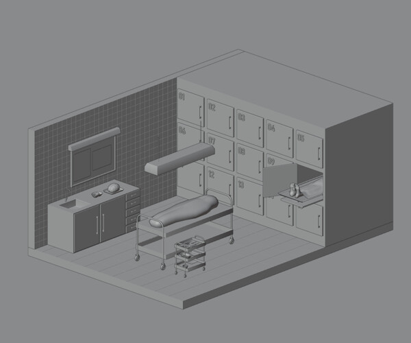 ArtStation - Morgue | Game Assets