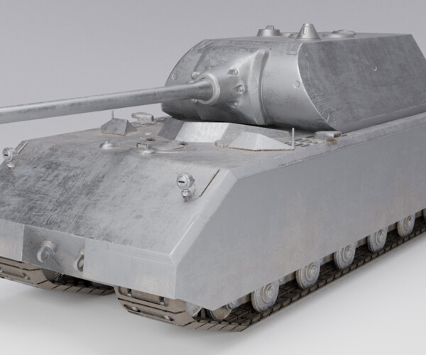 ArtStation - Maus Tank - Game-Ready - RIGGED - LOW-POLY - Low-poly 3D ...