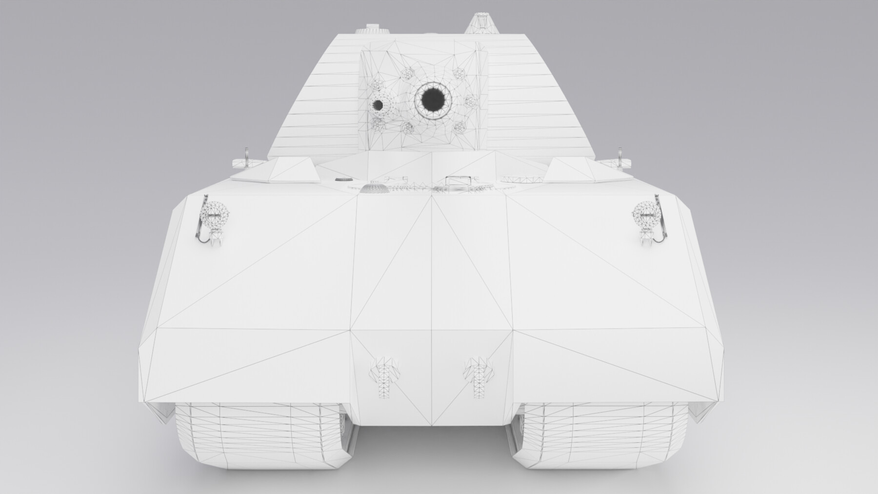 ArtStation - Maus Tank - Game-Ready - RIGGED - LOW-POLY - Low-poly 3D ...