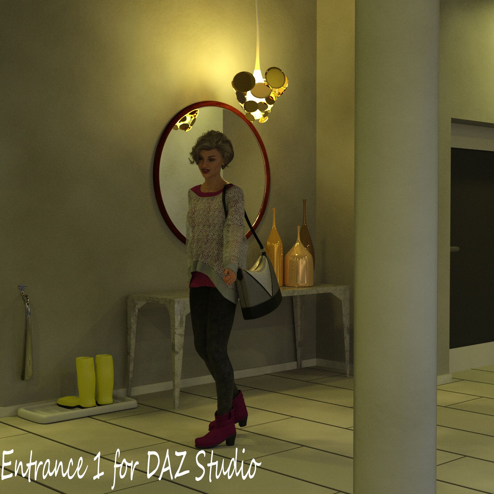 ArtStation - Entrance 1 for DAZ Studio | Resources