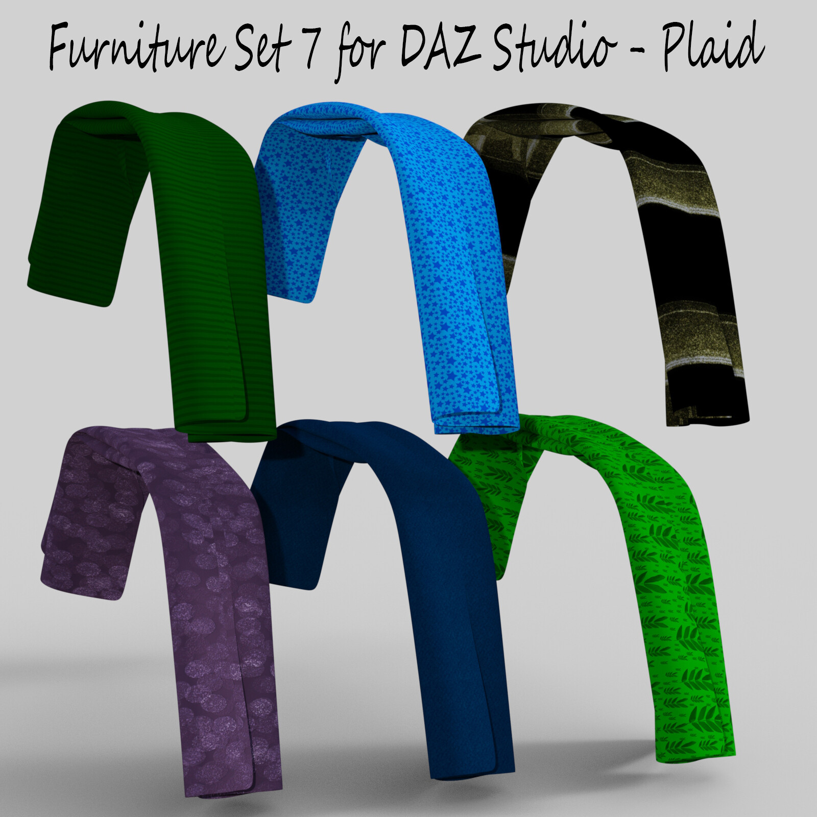 ArtStation - Furniture Set 7 for DAZ Studio | Resources