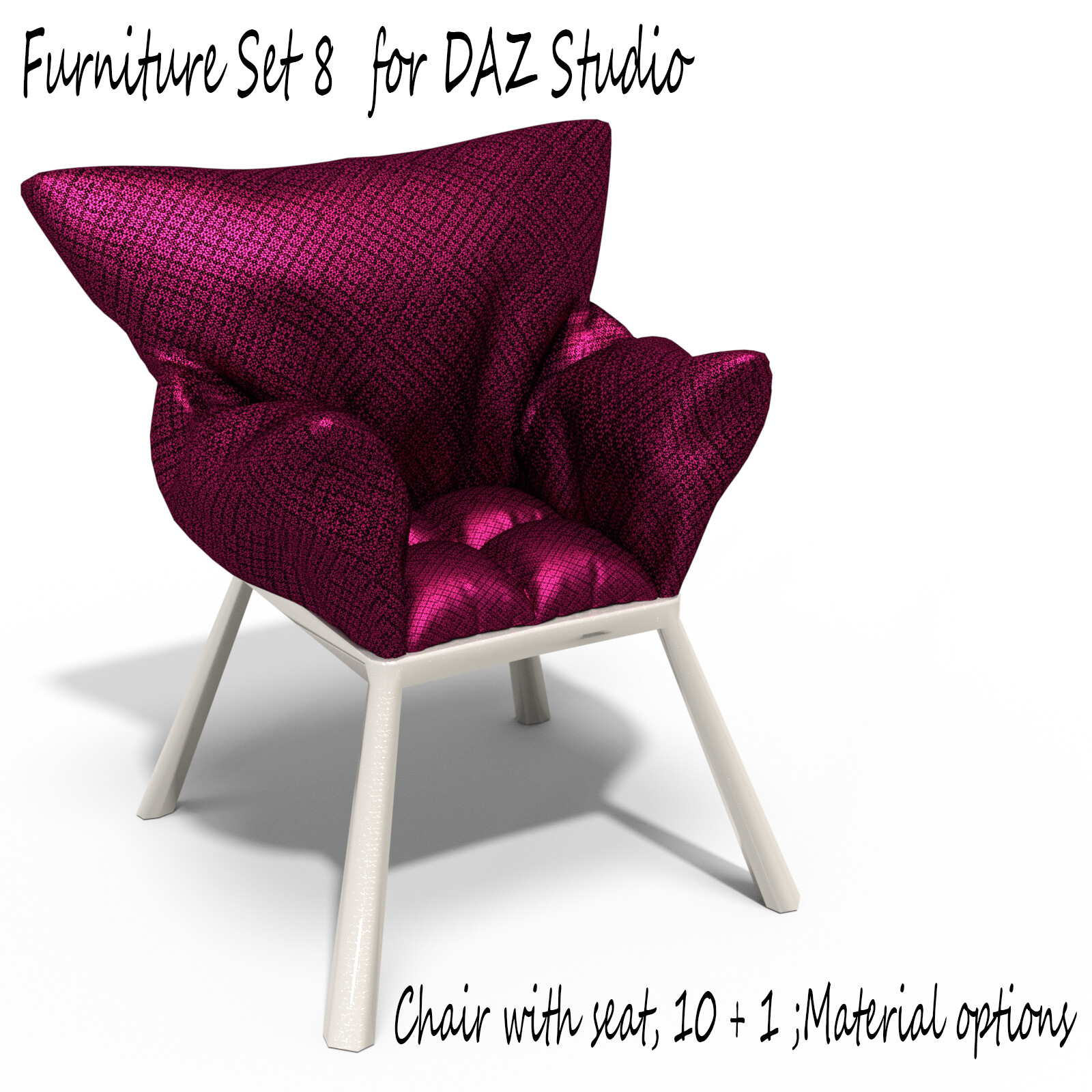 ArtStation - Furniture Set 8 for DAZ Studio | Resources