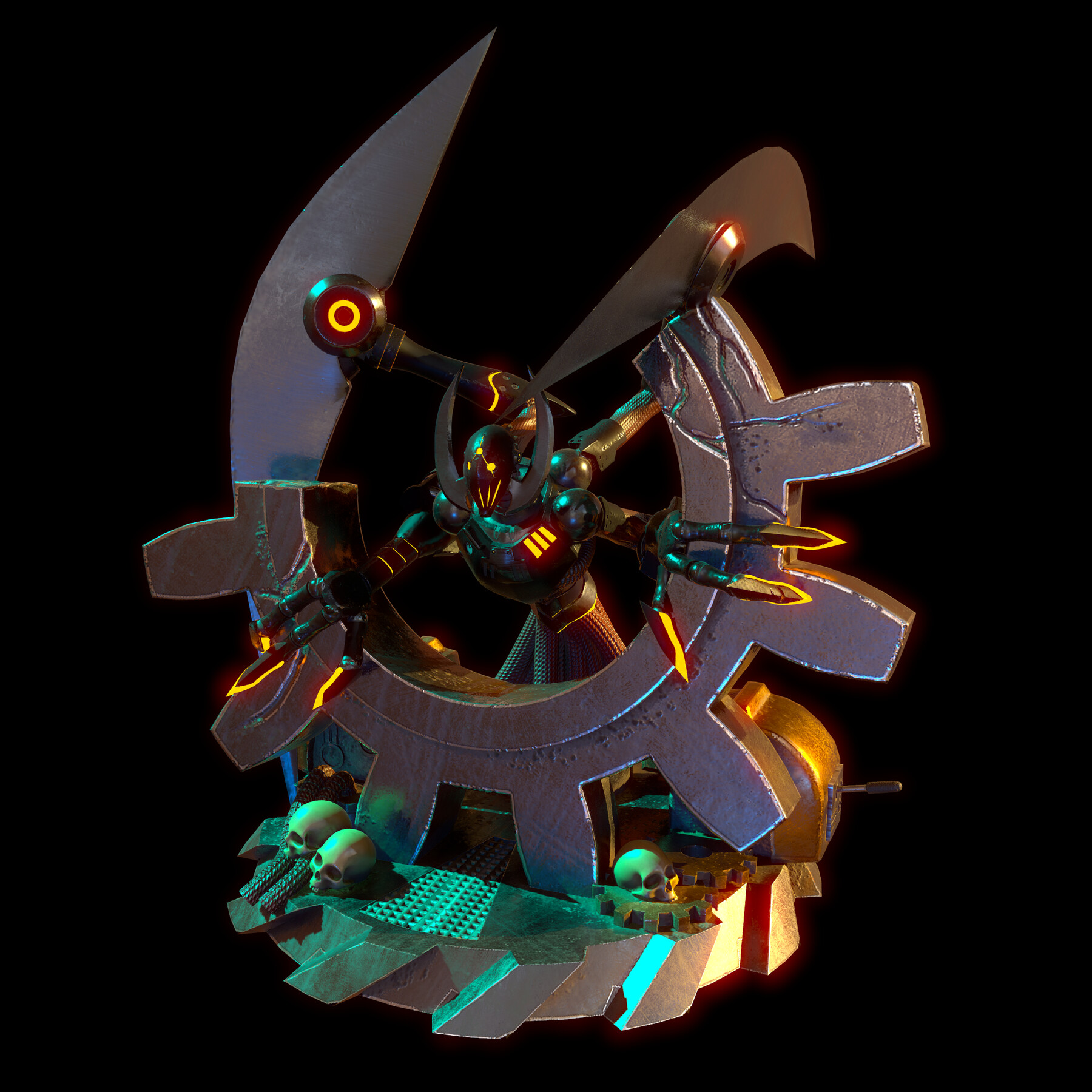 ArtStation - Term 13 - Dark Machine Vinleng | Resources