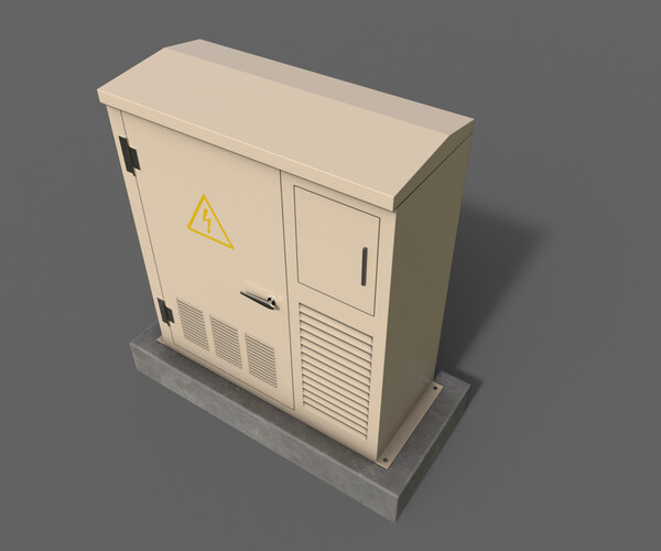 ArtStation - PBR Electric Box | Game Assets