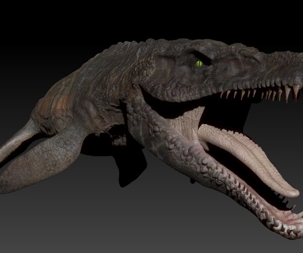 ArtStation - Predator X - Pliosaurus Funkei Sea Monster Series 2 Sculpt ...