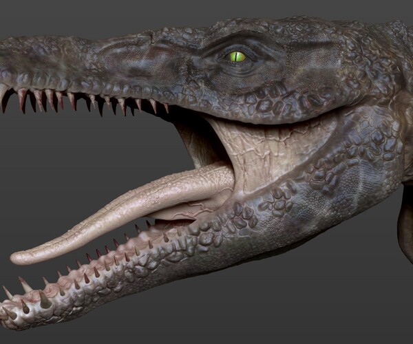 ArtStation - Predator X - Pliosaurus Funkei Sea Monster Series 2 Sculpt ...