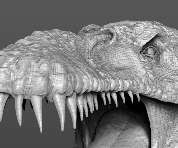 ArtStation - Predator X - Pliosaurus Funkei Sea Monster Series 2 Sculpt ...