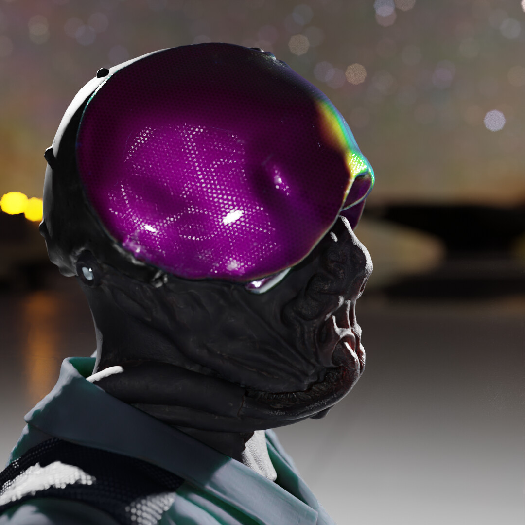 ArtStation - Cyberpunk Pilot scene (blend file) | Resources