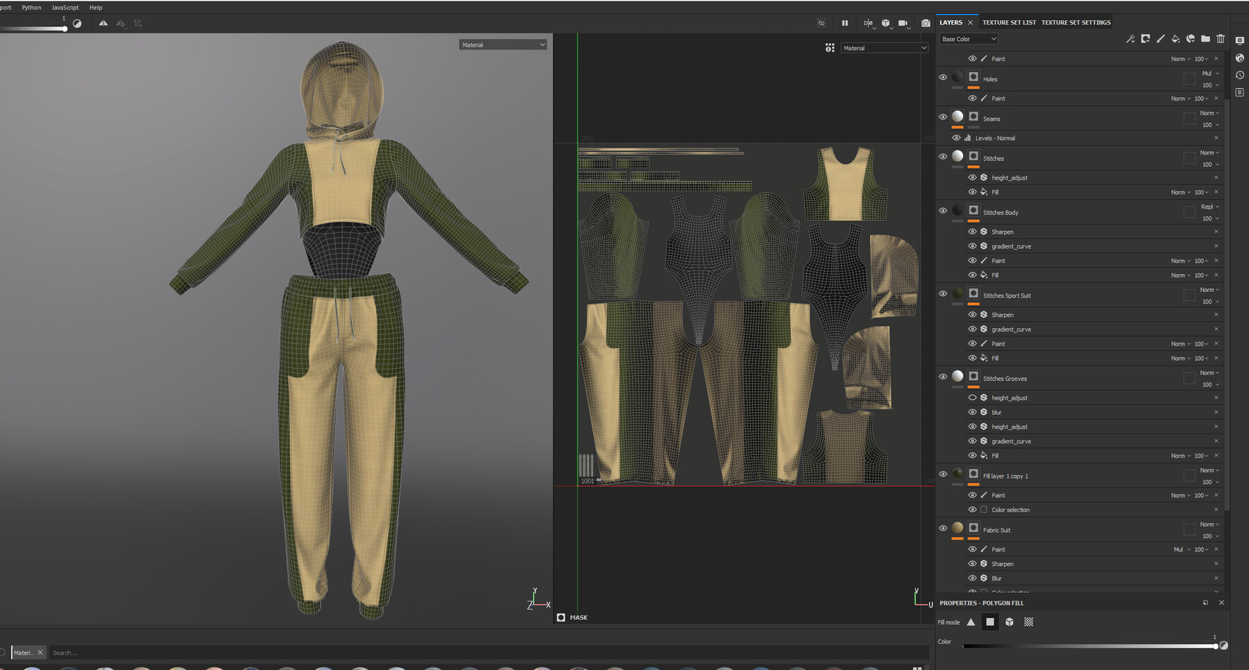 ArtStation - Sport Suit (Game-Ready Retopology) | Game Assets