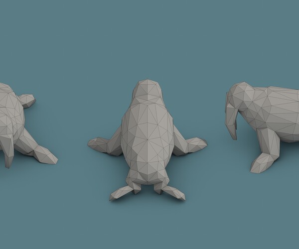 ArtStation - Low Poly Animal Isometric Icon Pack 01 | Game Assets