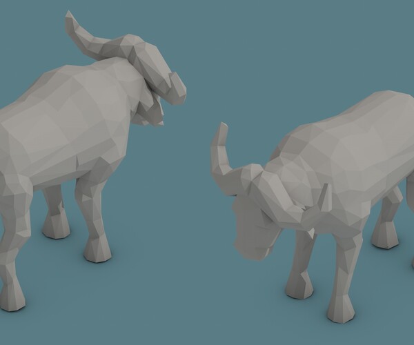 ArtStation - Low Poly Animal Isometric Icon Pack 01 | Game Assets