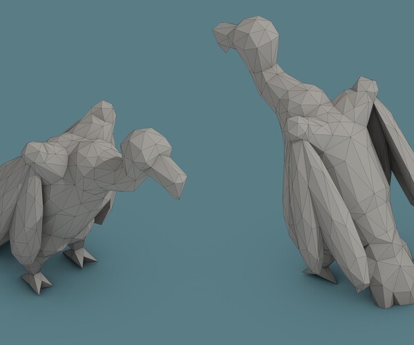 ArtStation - Low Poly Animal Isometric Icon Pack 01 | Game Assets