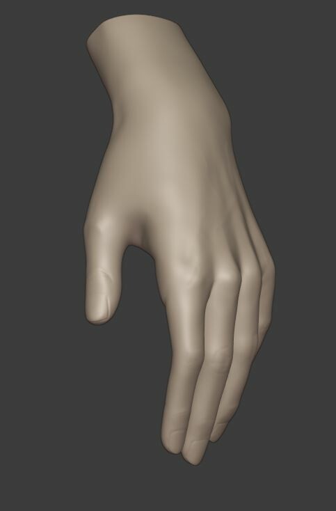 ArtStation - Hand Basemesh | Resources