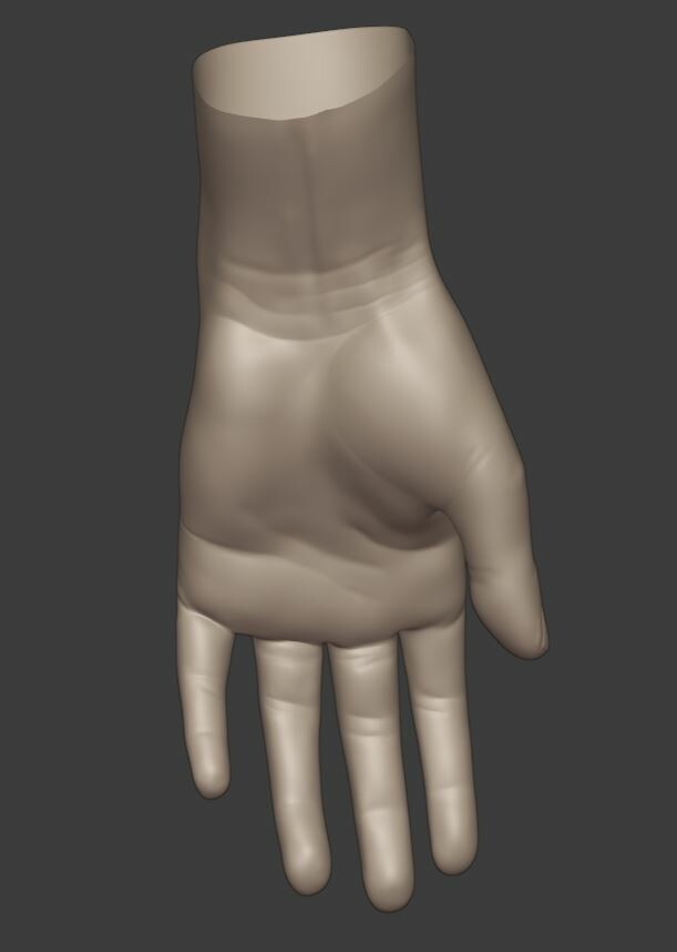 ArtStation - Hand Basemesh | Resources
