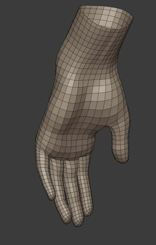 ArtStation - Hand Basemesh | Resources