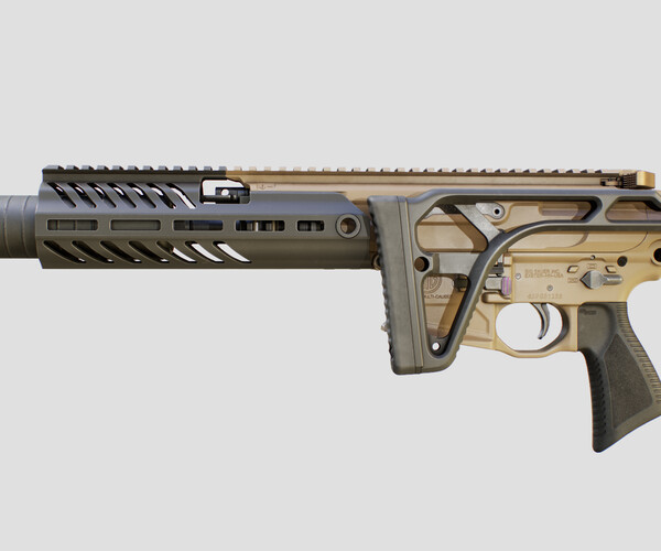 ArtStation - Sig Sauer MCX Rattler PDW Rifle | Game Assets