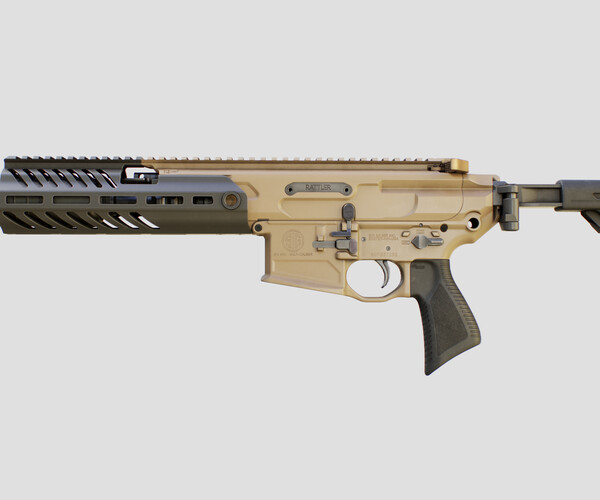 ArtStation - Sig Sauer MCX Rattler PDW Rifle | Game Assets