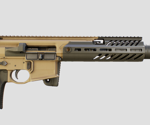 ArtStation - Sig Sauer MCX Rattler PDW Rifle | Game Assets