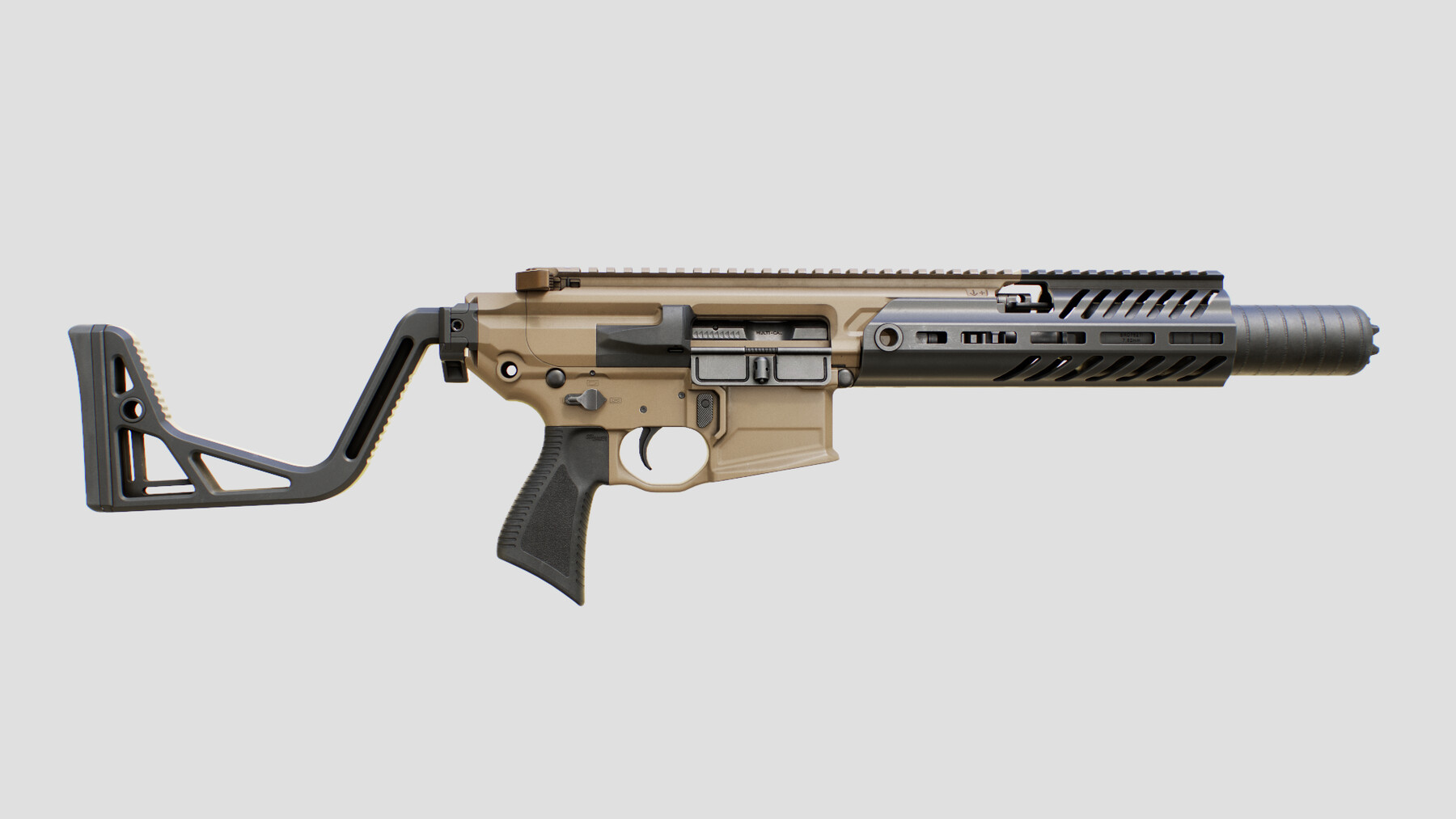 ArtStation - Sig Sauer MCX Rattler PDW Rifle | Game Assets