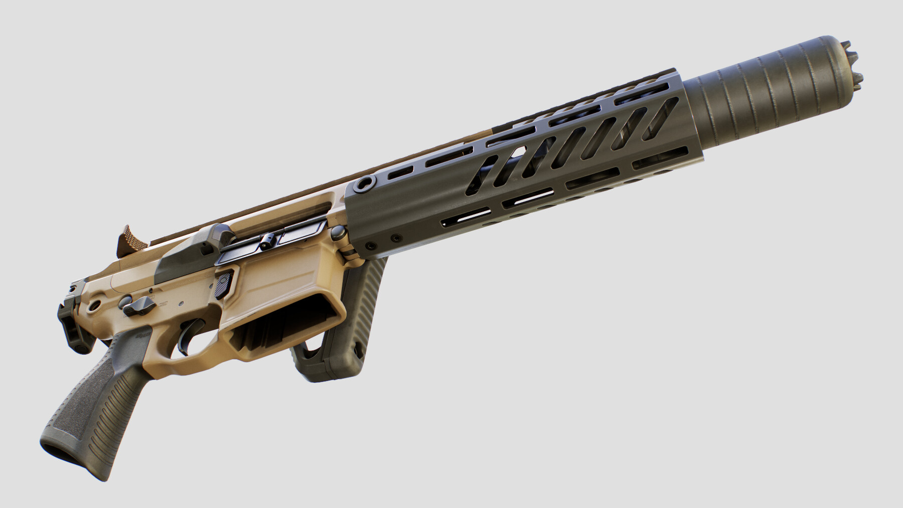 ArtStation - Sig Sauer MCX Rattler PDW Rifle | Game Assets