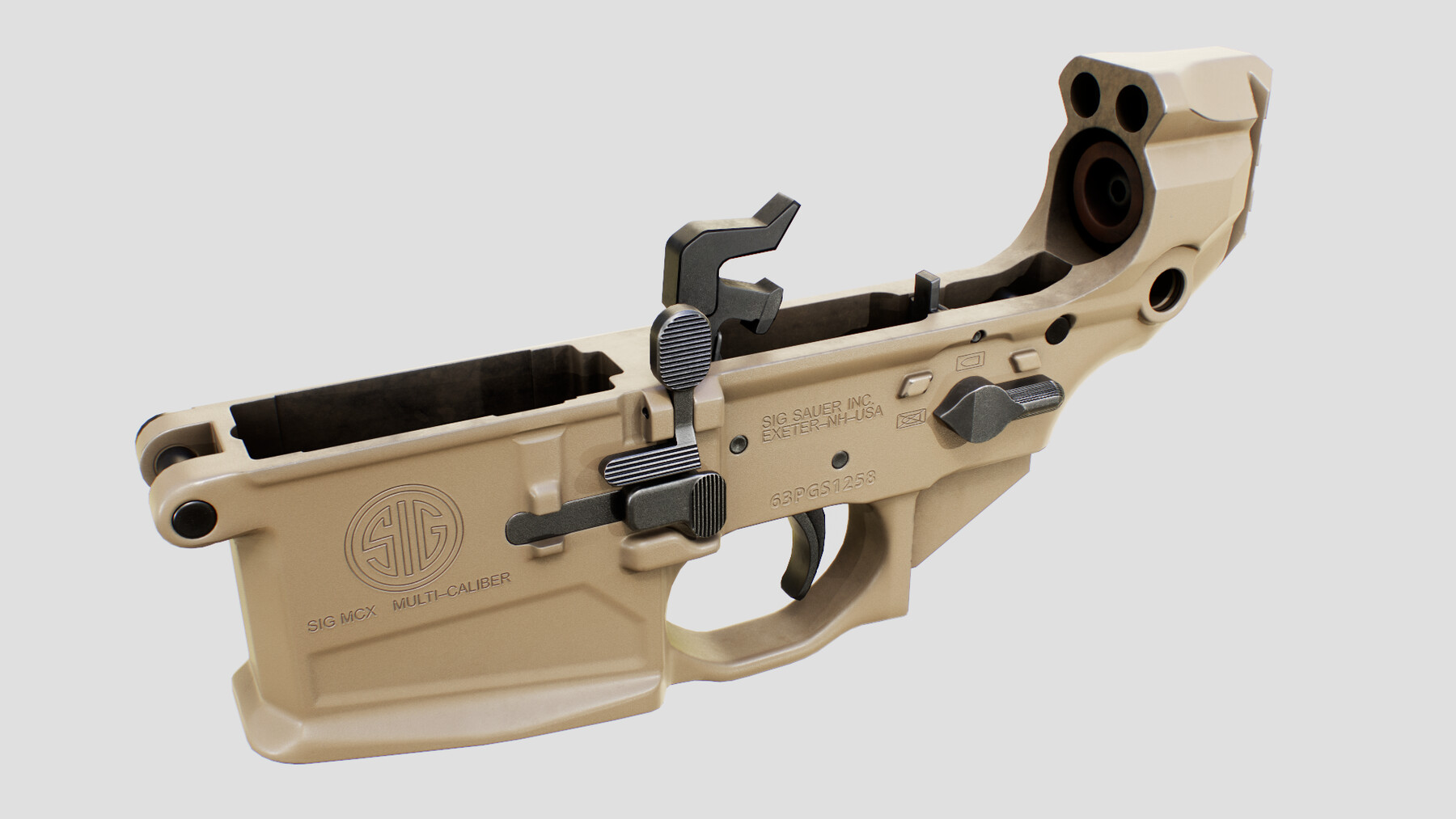 ArtStation - Sig Sauer MCX Rattler PDW Rifle | Game Assets