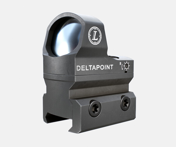 ArtStation - Leupold DeltaPoint Micro Red Dot Sight | Game Assets