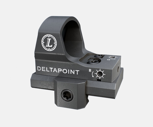 ArtStation - Leupold DeltaPoint Micro Red Dot Sight | Game Assets
