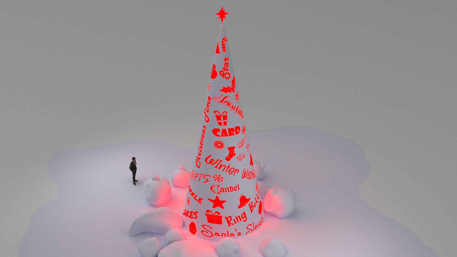 ArtStation - Christmas Words Tree | Resources