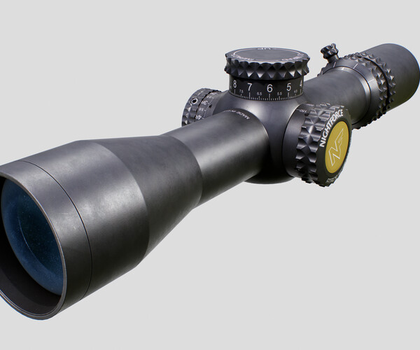 ArtStation - Nightforce ATACR 4-16x42 F1 Tactical Rifle Scope | Game Assets