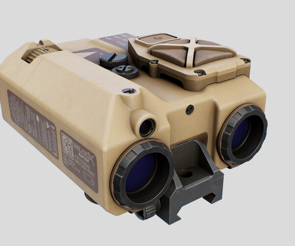 ArtStation - Wilcox Raptar-S Laser Range Finder | Game Assets