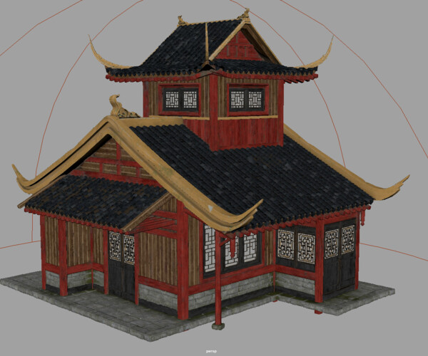 ArtStation - Chinese style ancient architecture B | Resources