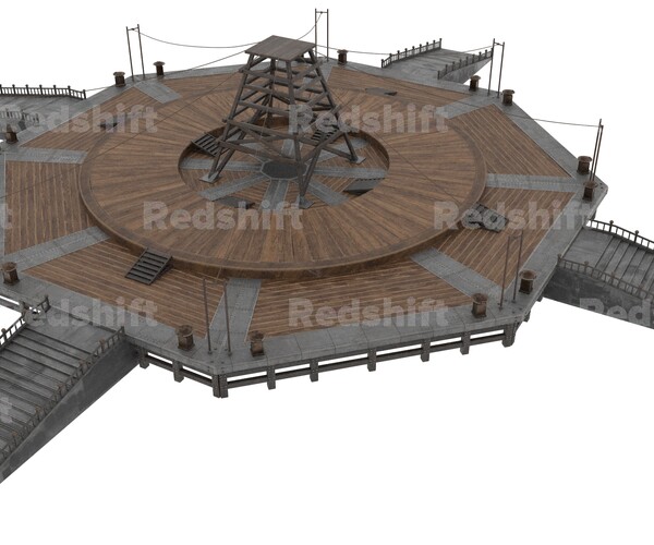 ArtStation - Chinese style ancient architecture Sacrifice table ...