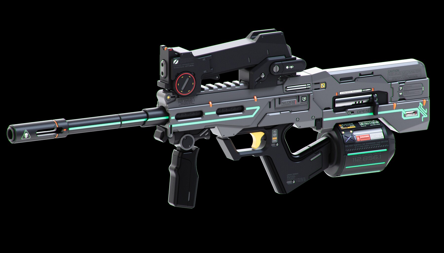 ArtStation - Sci-Fi Rifles Set / Kitbash | Resources