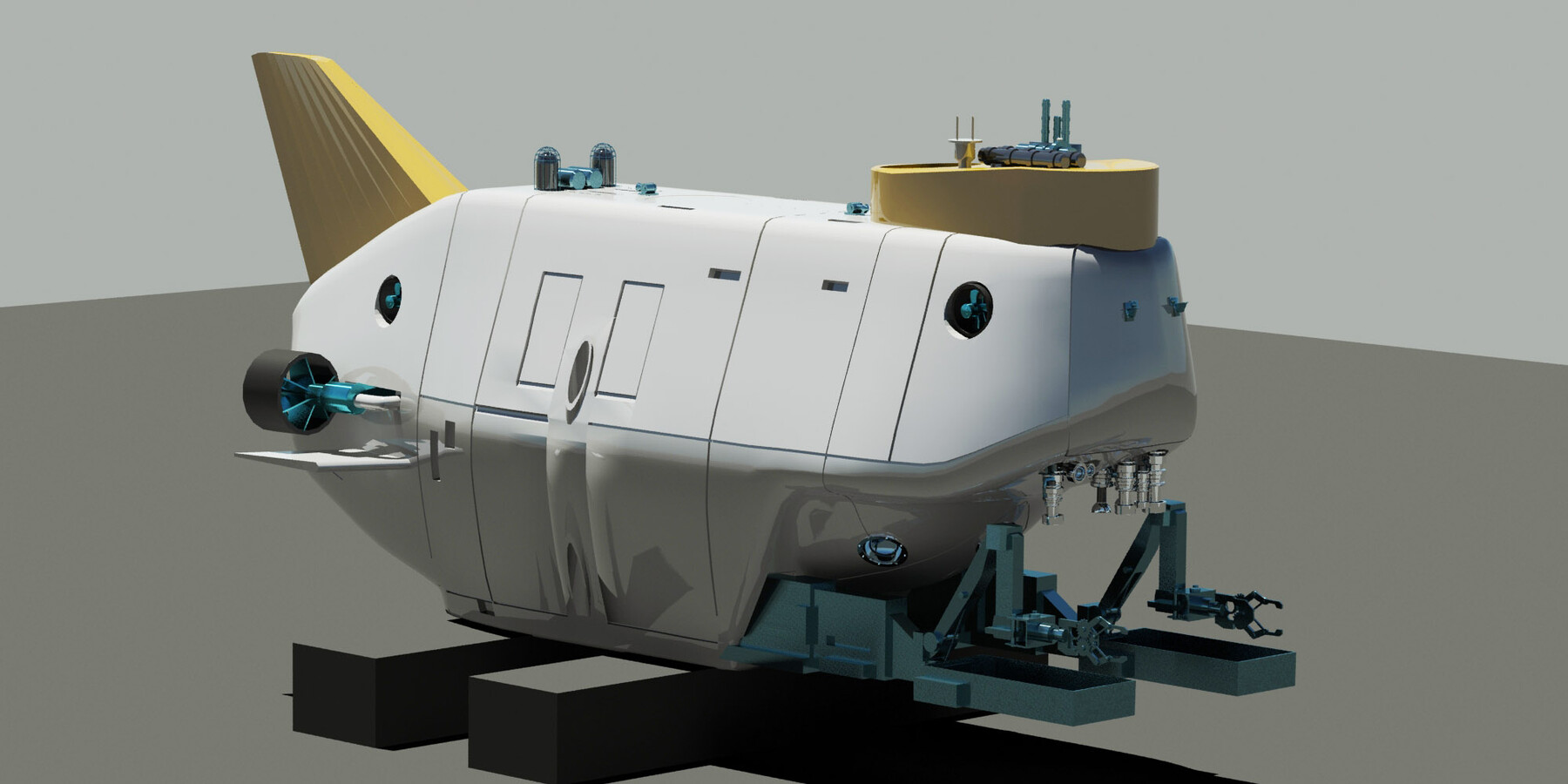 ArtStation - Shinkai sub 3d model | Resources