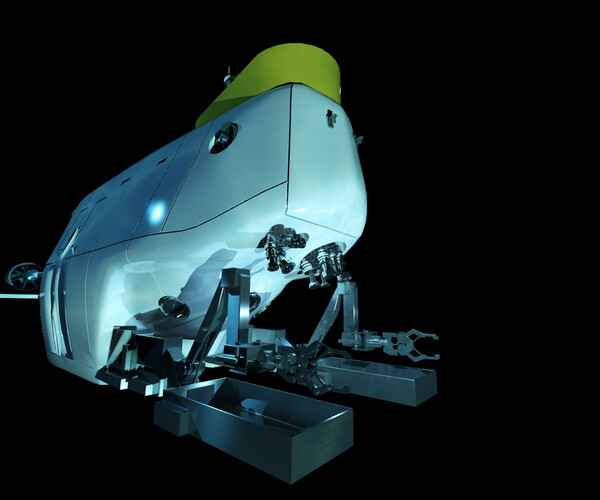 ArtStation - Shinkai sub 3d model | Resources