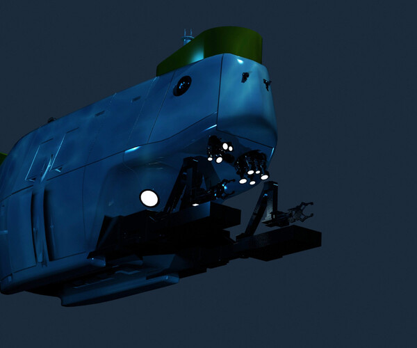 ArtStation - Shinkai sub 3d model | Resources