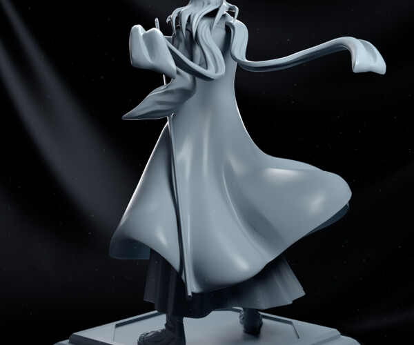 ArtStation - Kuchiki Byakuya 3D Printing | Resources