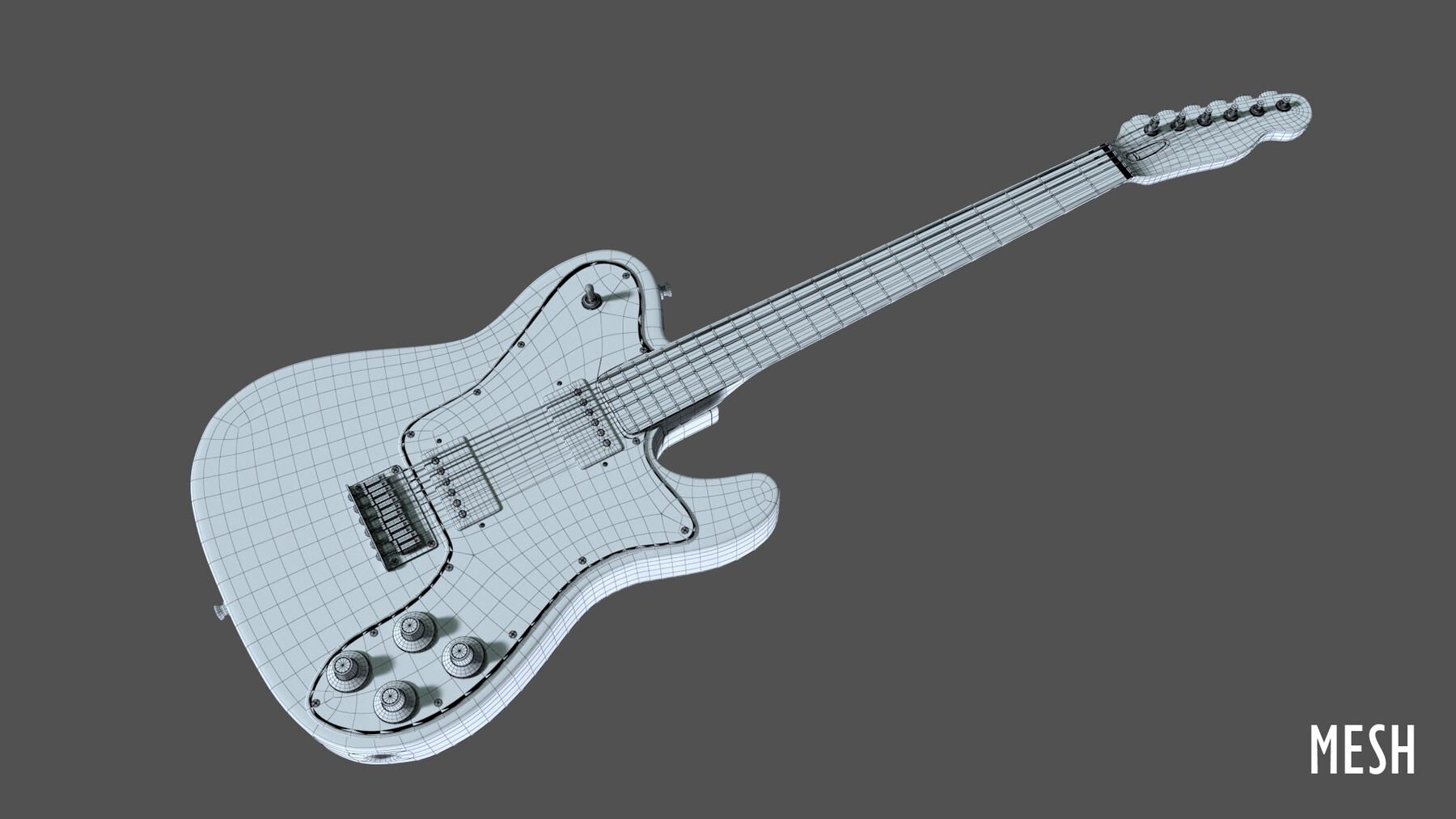 ArtStation - Telecaster Deluxe Model - Guitar | Resources