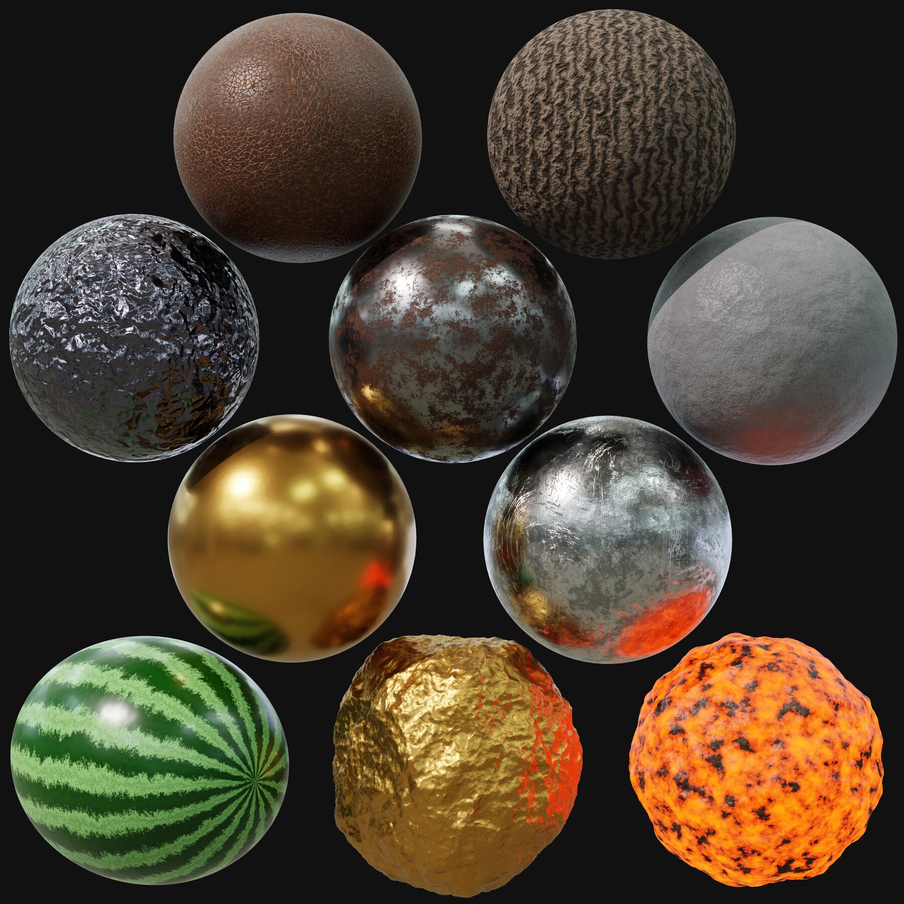 ArtStation - Blender Procedural Material Pack #2 | Resources