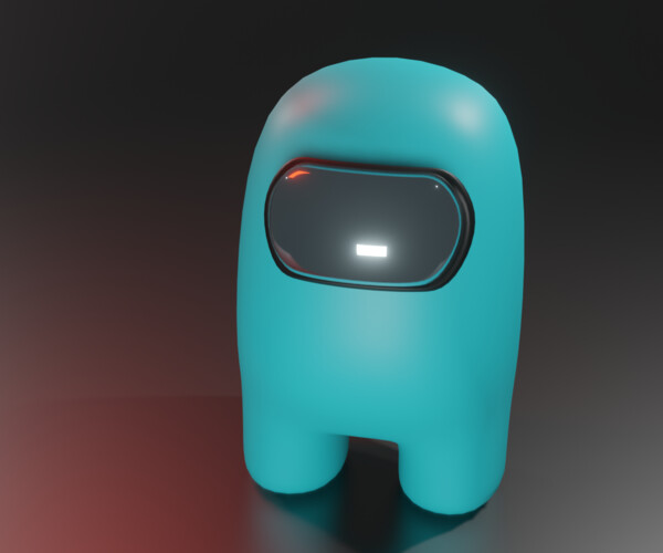 ArtStation - Blue among us character | Game Assets