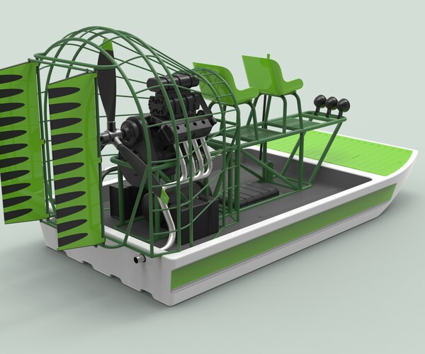 ArtStation - Airboat | Resources