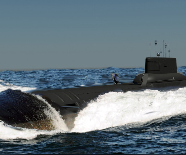 ArtStation - 3D model of the Akula Typhoon sub | Resources