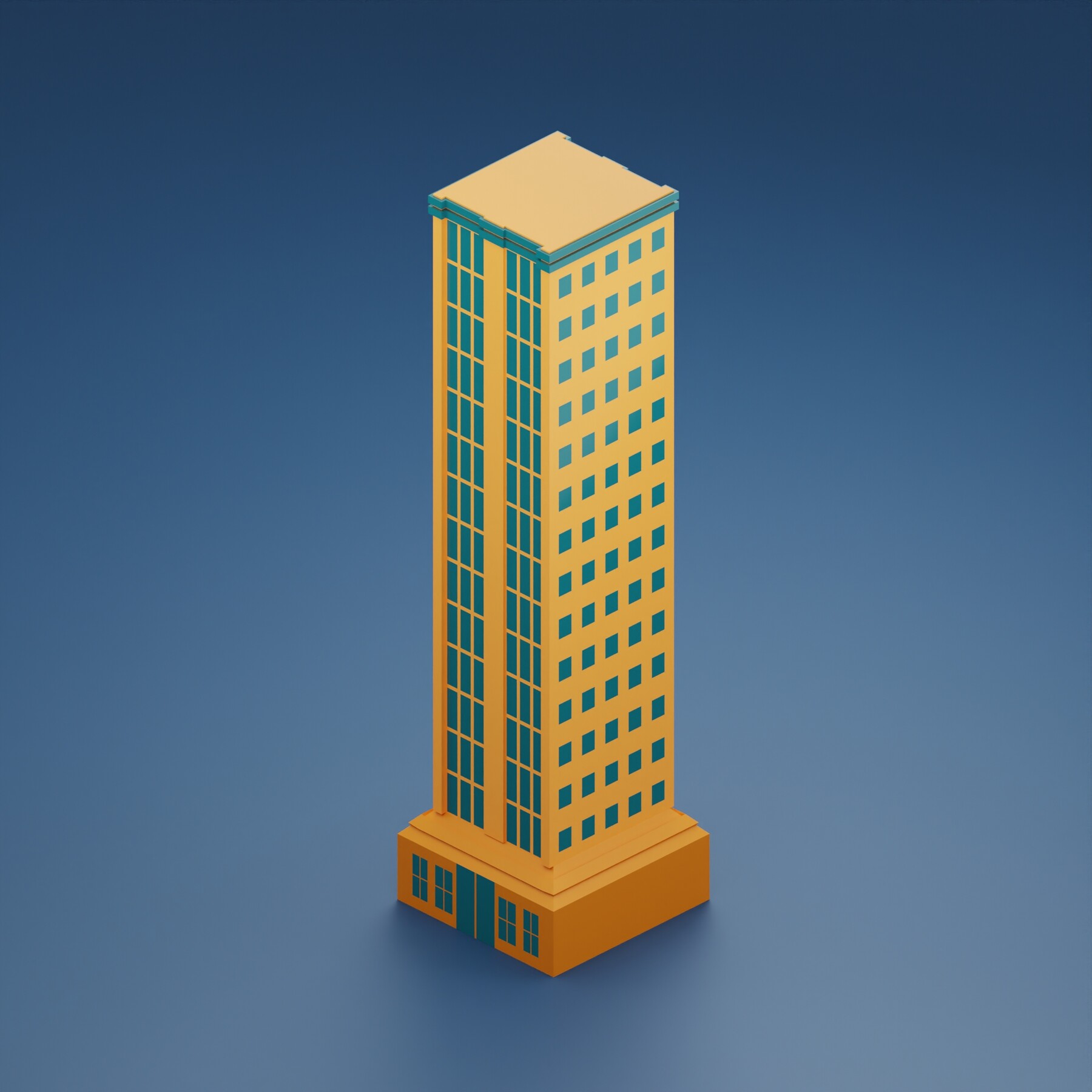 ArtStation - 24 low-poly buildings | Game Assets