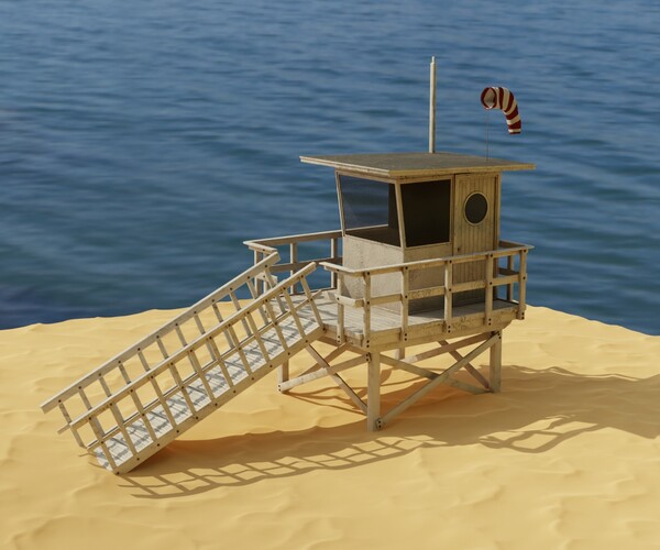 ArtStation - Baywatch house | Game Assets