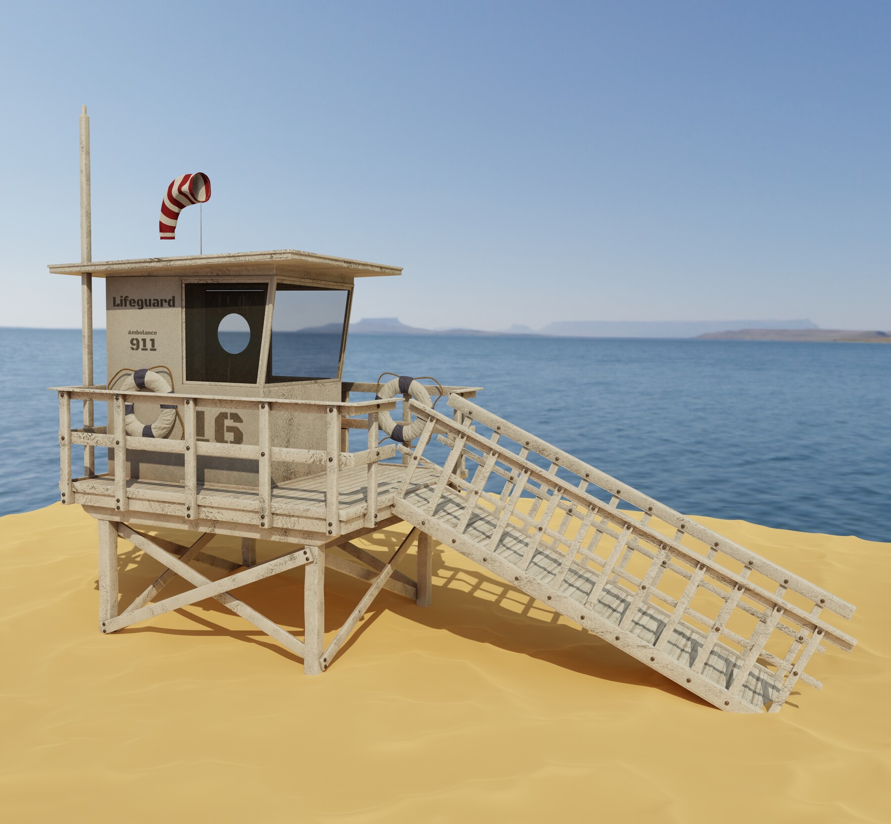 ArtStation - Baywatch house | Game Assets