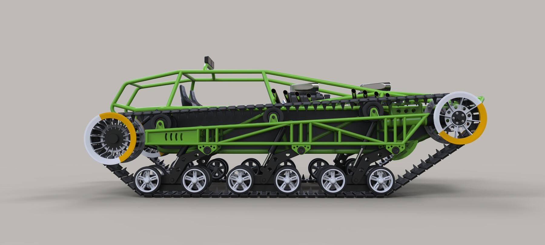 ArtStation - Concept tracked vehicle | Resources