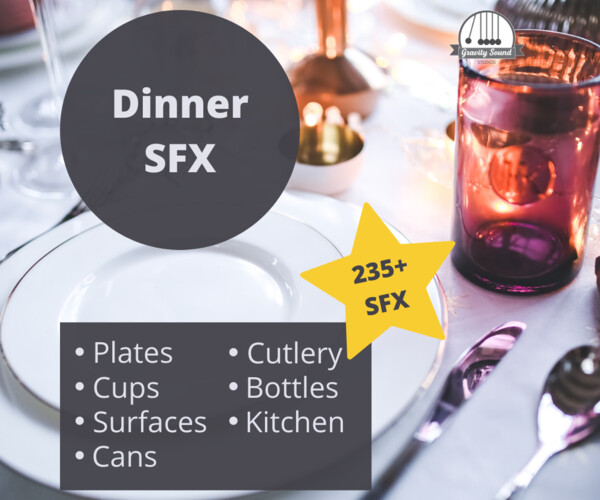 ArtStation - Dinner SFX Pack 1 | Game Assets